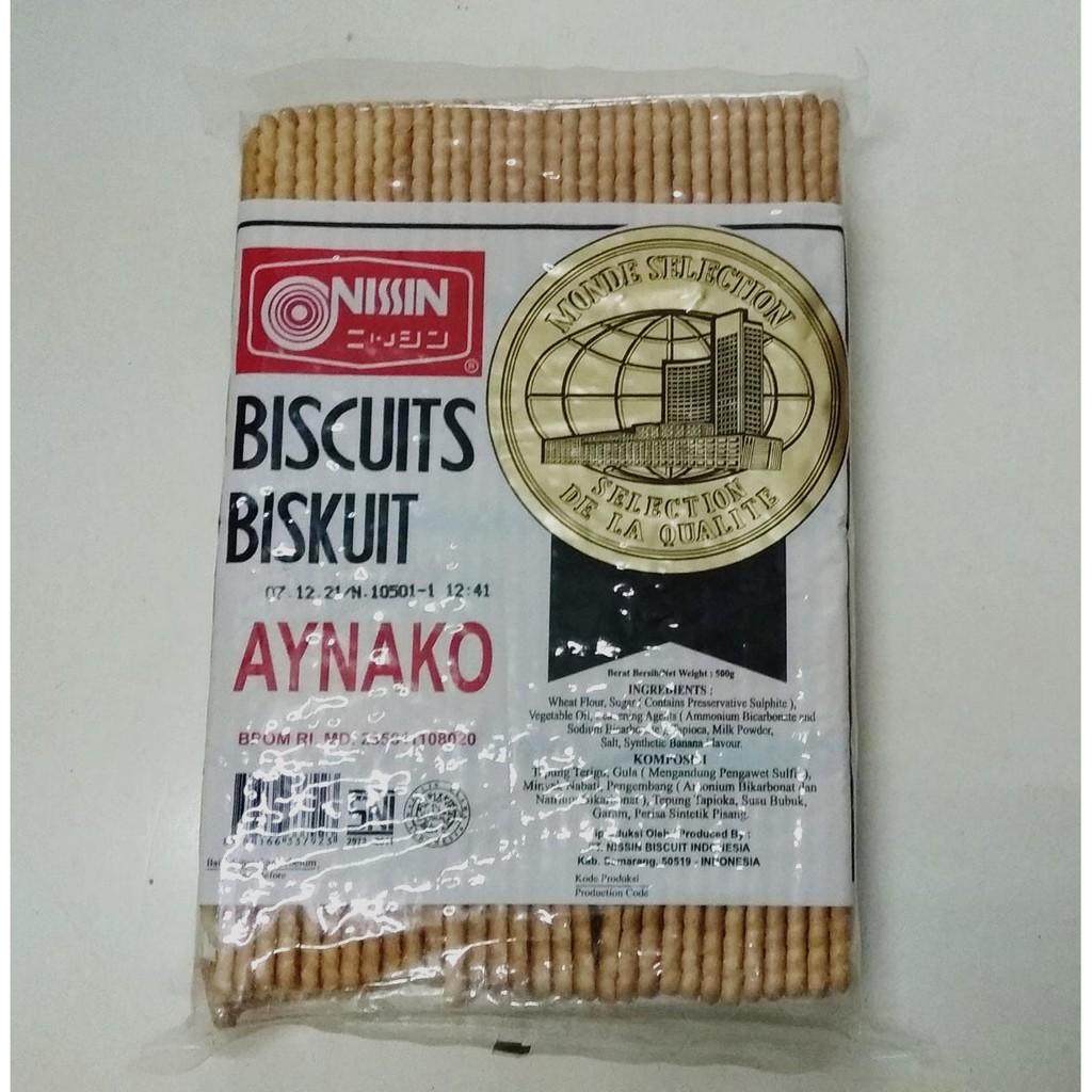 Jual Biskuit Nissin Aynako Kering Roti Kering 500 gr Edisi Lebaran ...