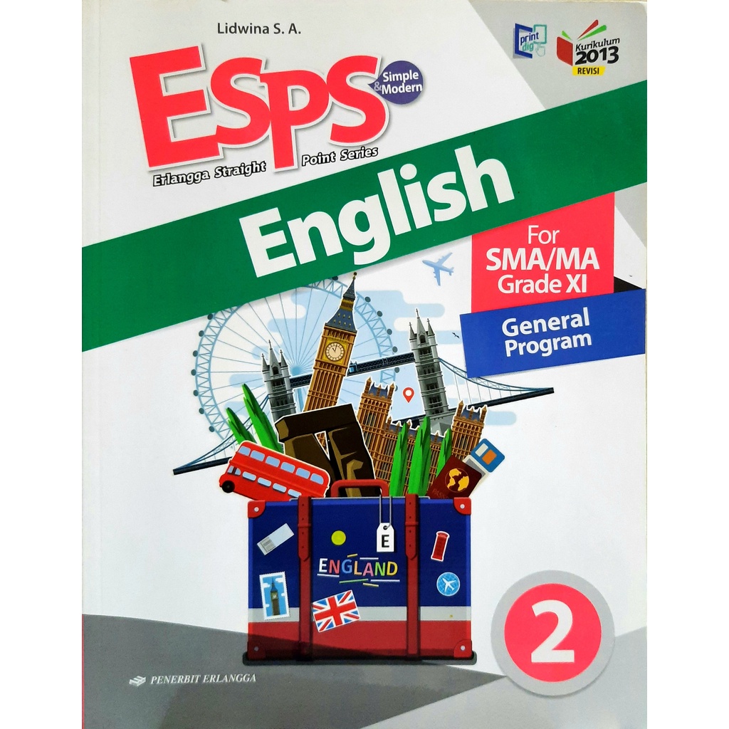 Jual Buku ESPS English Kelas 11 SMA General Program Kurikulum 2013 Revisi | Shopee Indonesia