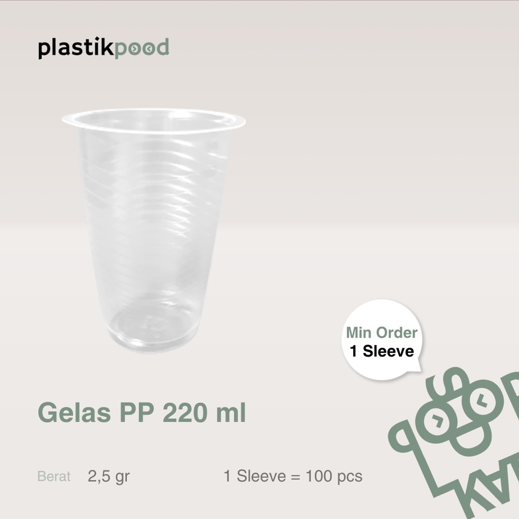 Jual Gelas Cup Plastik PP Gelas Minum Air Aqua Gelas Seduh Kopi Susu ...