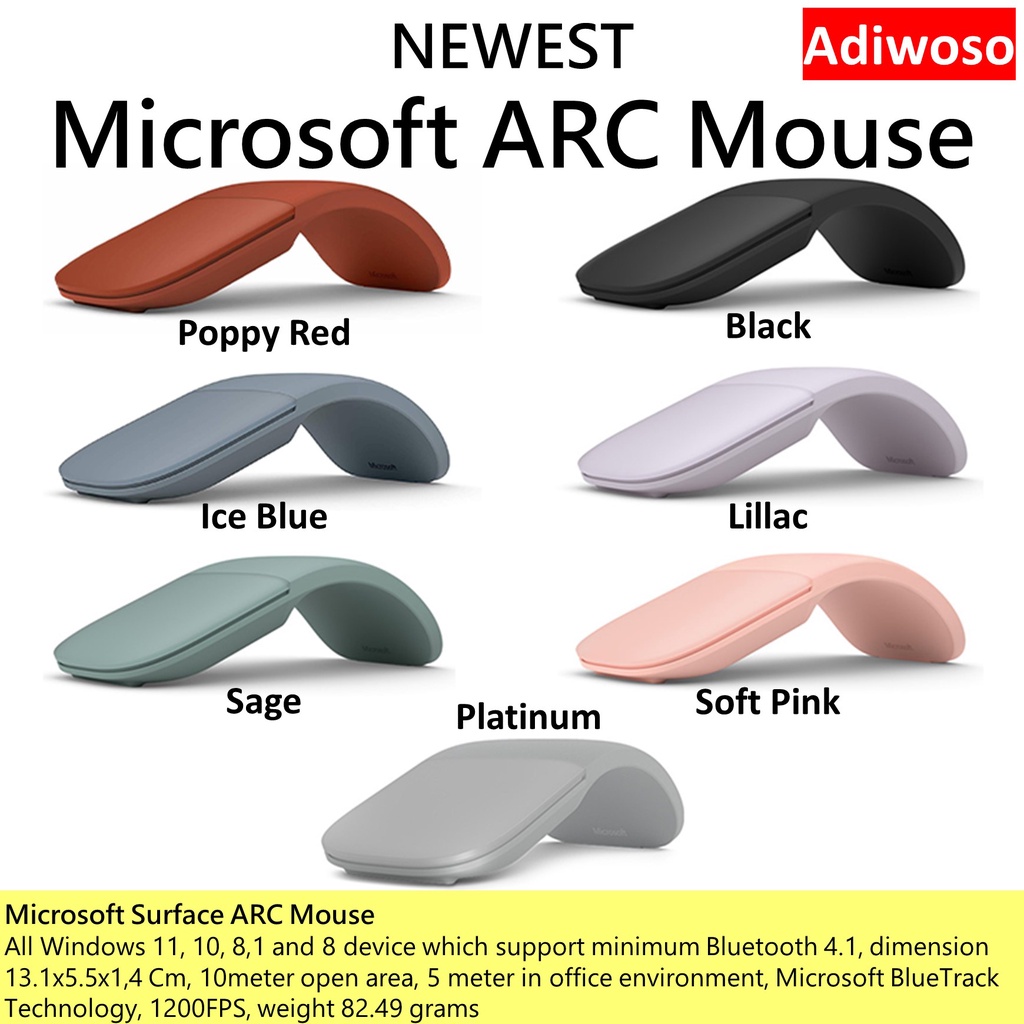 Jual Microsoft Surface Arc Mouse | Shopee Indonesia