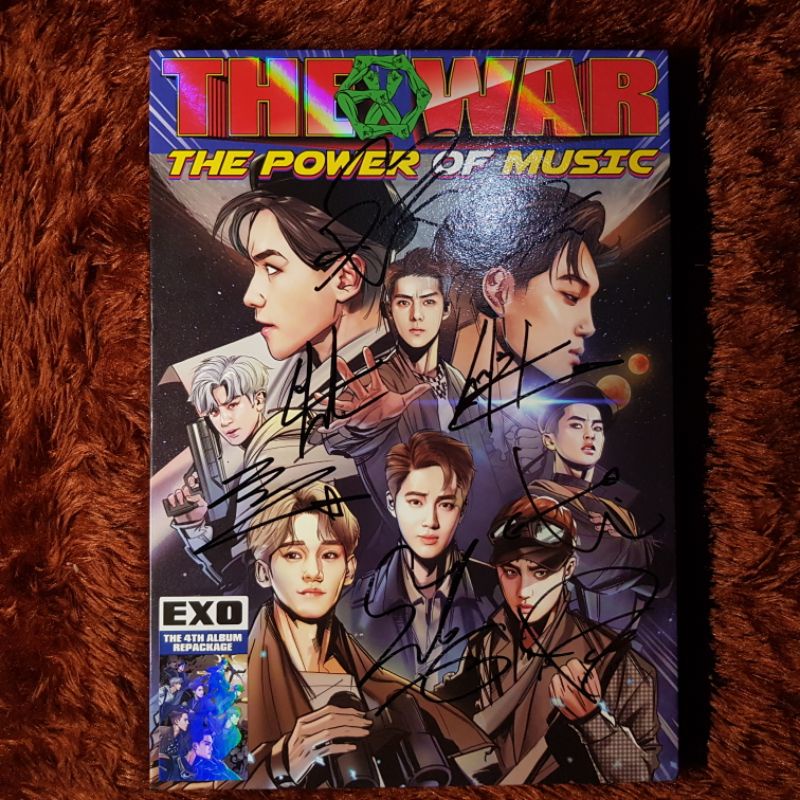 Jual [Ready Stock] EXO 3rd Album The War - The power of Music Repackaged Signed Album | Shopee ...
