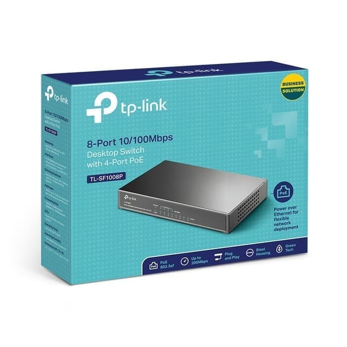 Jual TP-Link TL-SF1008P Desktop Switch 4 PoE 8 Port | Shopee Indonesia
