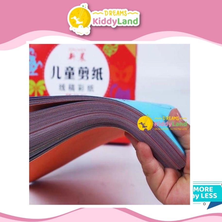 Jual MAINAN DIY PAPER CUTTING PAPER SET / MONTESSORI MEMOTONG KERTAS ...