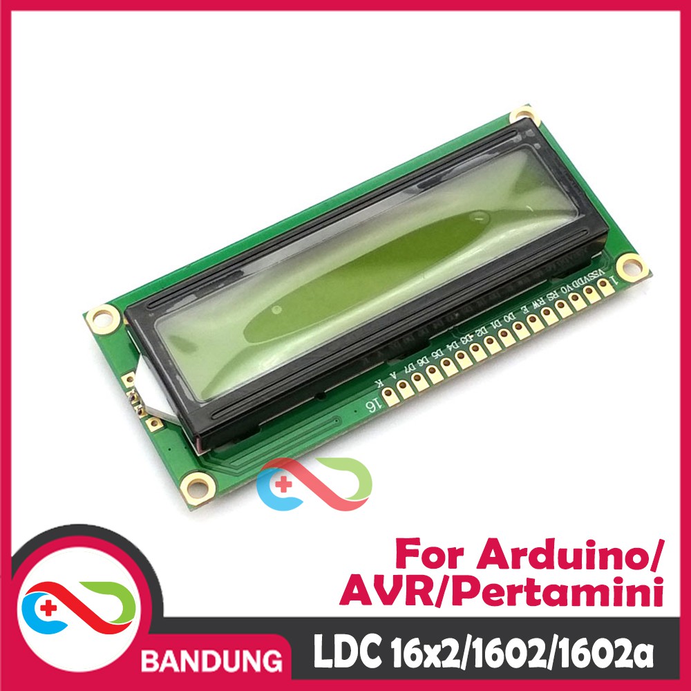 Jual LCD CHARACTER 16X2 1602 5V GREEN HIJAU BACKLIGHT MODULE | Shopee ...