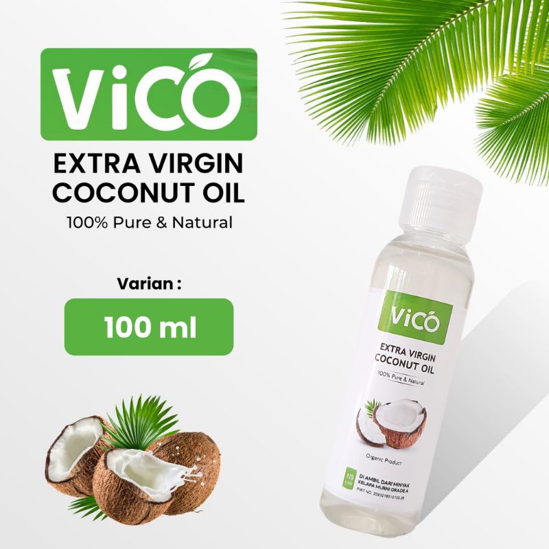 Jual VICO Virgin Coconut Oil VCO 100 ml | Shopee Indonesia