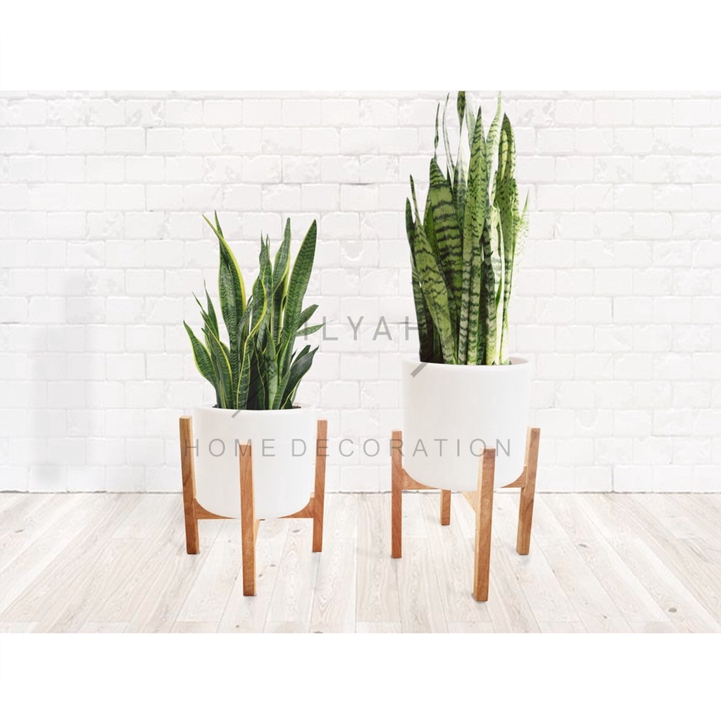 Jual Standing Pot Bunga Tempat Bunga Hias kayu Susun Minimalis Rak Pot ...