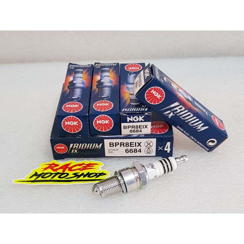 Jual BUSI RACING NGK IRIDIUM BPR8EIX UNTUK NINJA150 DAN SATRIA 2TAK | Shopee Indonesia