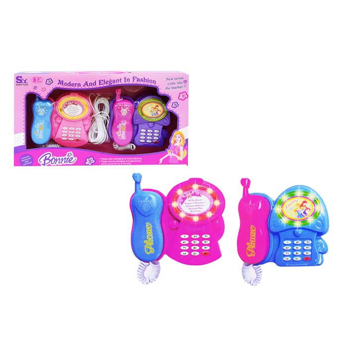 Jual MAINAN ANAK TELPON BONNIE INTERCOM - 6688-A2 TELFON TELEPON ...