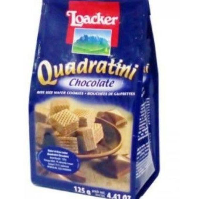 Jual Loacker Quadratini Chocolate 125Gr | Shopee Indonesia