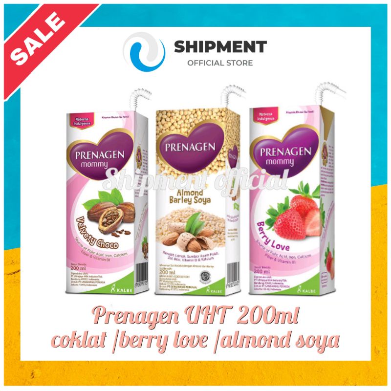 Jual SHIPMENT - PRENAGEN MOMMY UHT COKLAT ALMOND BARLEY SOYA BERRY LOVE 185 ml KALBE | Shopee ...