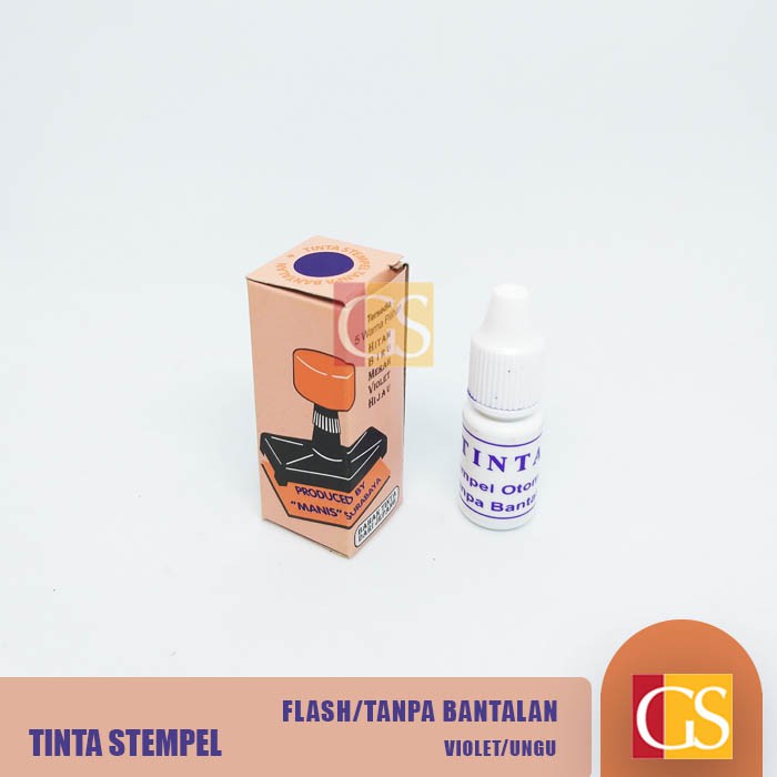 Jual TINTA STEMPEL FLASH AUTOMATIS UNGU TANPA BANTALAN | Shopee Indonesia