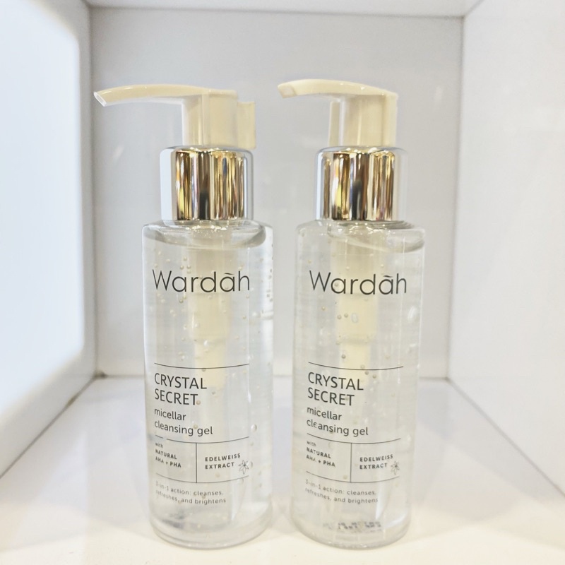 Jual Wardah Crystal Secret Micellar Cleansing Gel 95ml | Shopee Indonesia