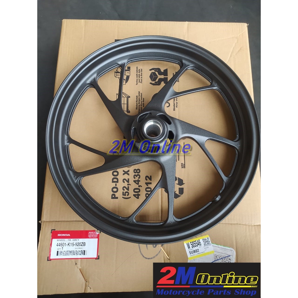 Jual 44601K15920ZB Velg CW CB150R LED Depan Grey Pako Ori AHM | Shopee ...