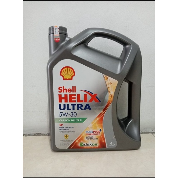 Jual Oli Mesin Shell Ultra 5W-30 100% ORIGINAL dengan kemasan New isi 4 ...