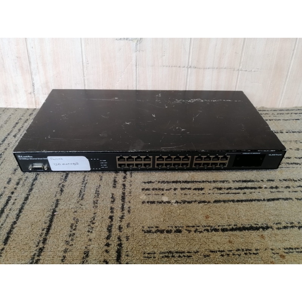 Jual Switch Hub 24 Port Merk LinkPro Unmanaged Tinggal Colok | Shopee ...
