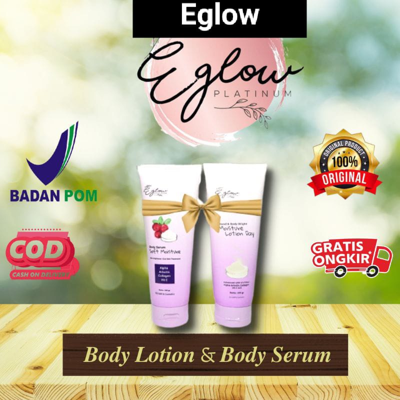 Jual PAKET BODY EGLOW PLATINUM / BODY LOTION EGLOW PLATINUM | Shopee ...