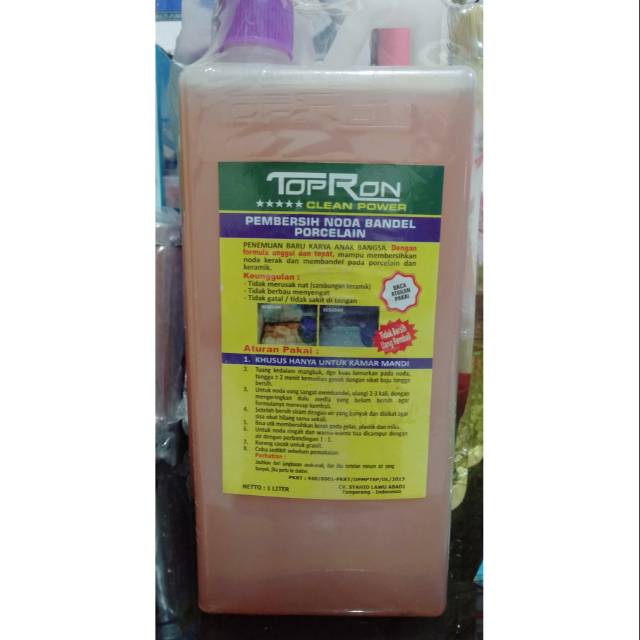 Jual TOPRON CAIRAN PEMBERSIH KAMAR MANDI | Shopee Indonesia