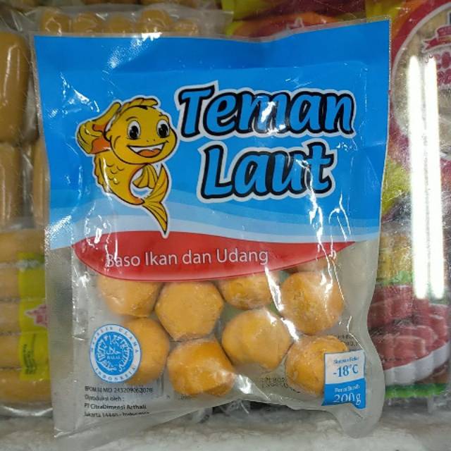 Jual Teman laut baso ikan dan udang 200gr | Shopee Indonesia