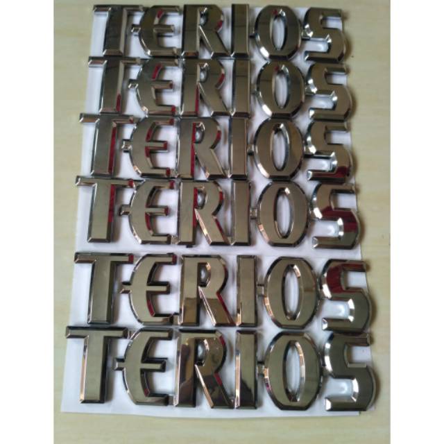 Jual Emblem TERIOS atau Merek TERIOS | Shopee Indonesia