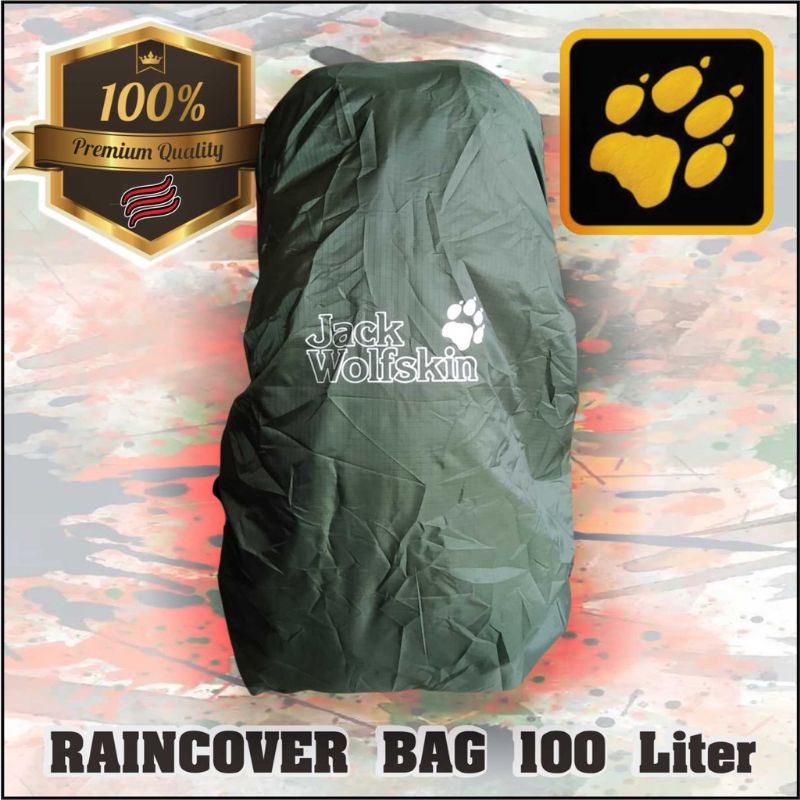 Jual rain cover 100 liter penutup tas carrier 100 L cover tas ransel ...