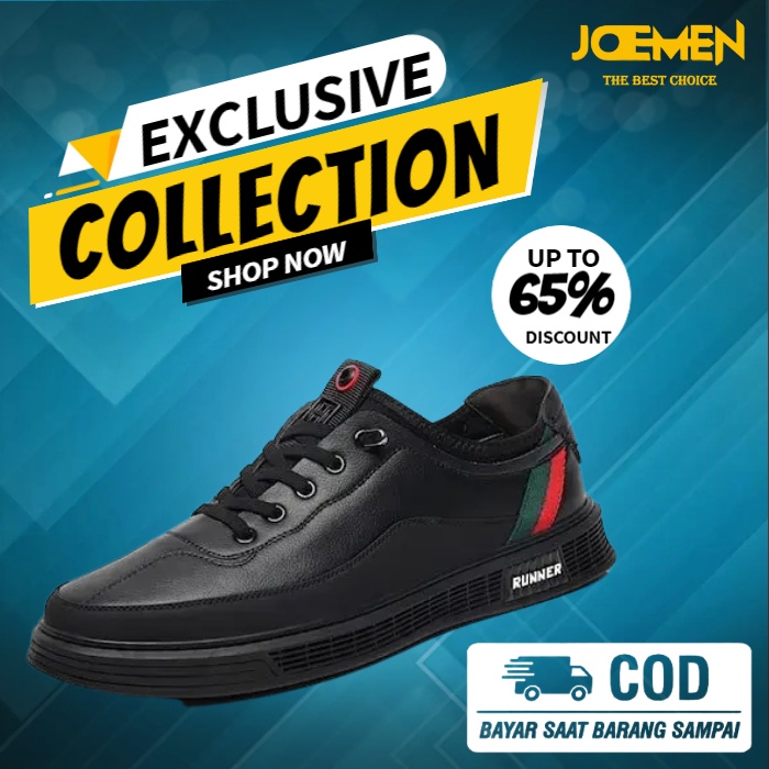 Jual Sepatu Casual Pria Kekinian Impor Sneakers Olahraga cowok Sepatu ...