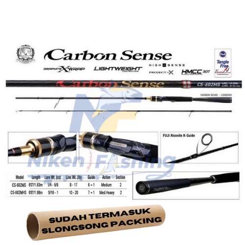 Jual JORAN SEAHAWK CARBON SENSE 180CM 8-17LB KUALITAS PREMIUM QUALITY ...