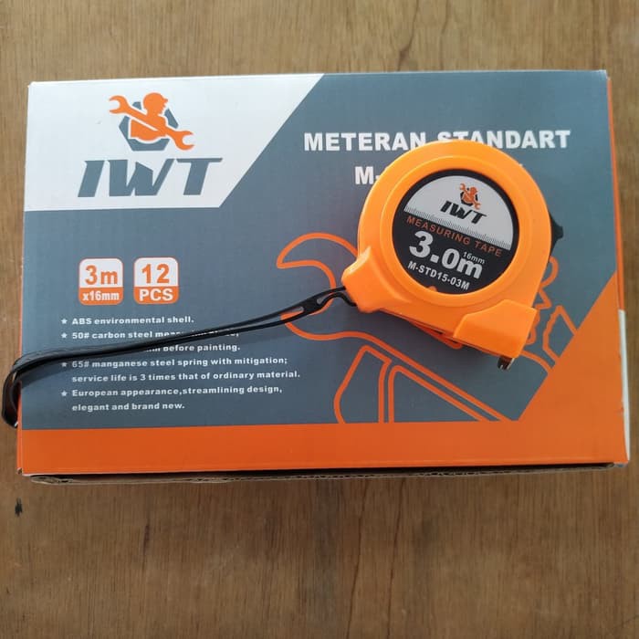 Jual IWT Meteran 3 M - Rol Matic Meter 3 meter 3M | Shopee Indonesia