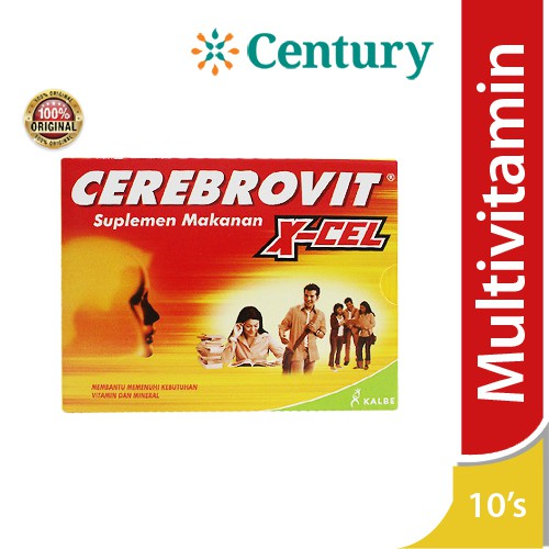 Jual Cerebrovit X-Cell / Vitamin / Daya Tahan Tubuh / Vitamin Anak ...