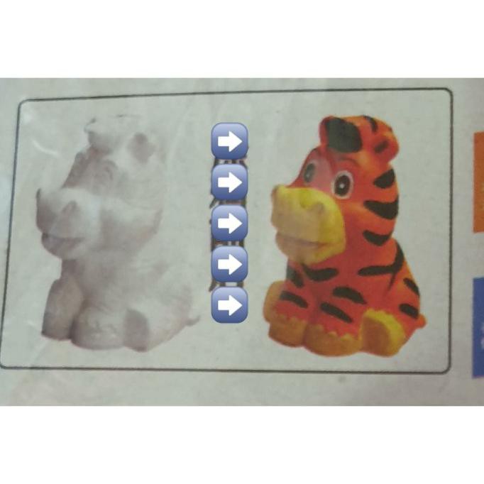 Jual Mainan Lukis Patung Anak Mainan Edukasi Melukis Patung 3D Karakter ...