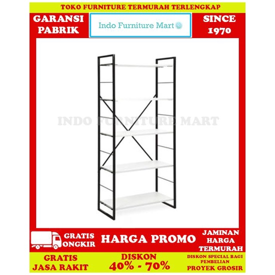Jual FrOkir Rak Kantor Lemari Arsip File Dokumen Chitose Grey Rack L ...