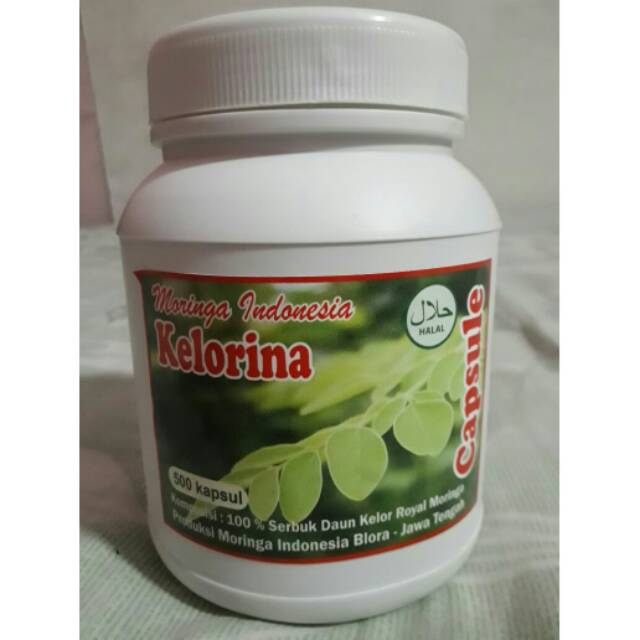 Jual Kapsul Daun Kelor Royal Moringa Kelorina 500 Kapsul | Shopee Indonesia