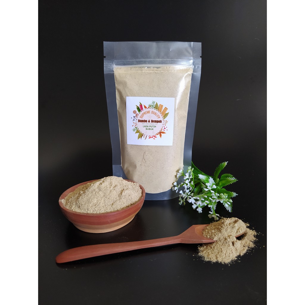 Jual Lada Putih Bangka Merica Sahang Bubuk Serbuk White Pepper Powder ...