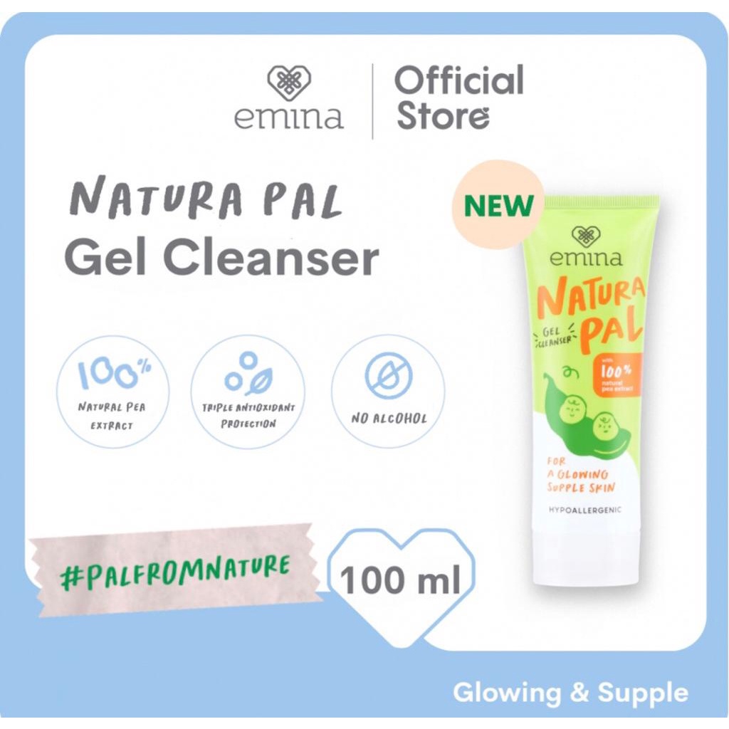 Jual Emina Natura Pal Gel Cleanser 100 ml | Shopee Indonesia