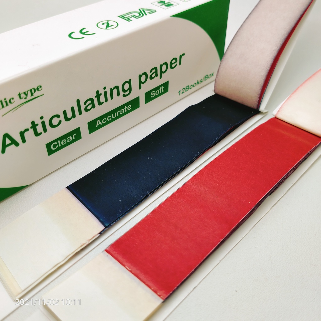 Jual Articulating Paper Hydrophilic Type Biru dan Merah (SATUAN ...