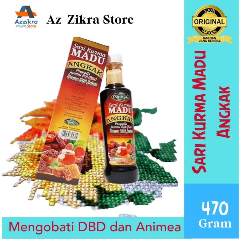 Jual Sari Kurma Madu Angkak 100% Ori Herbal Obat Demam Berdarah DBD ...
