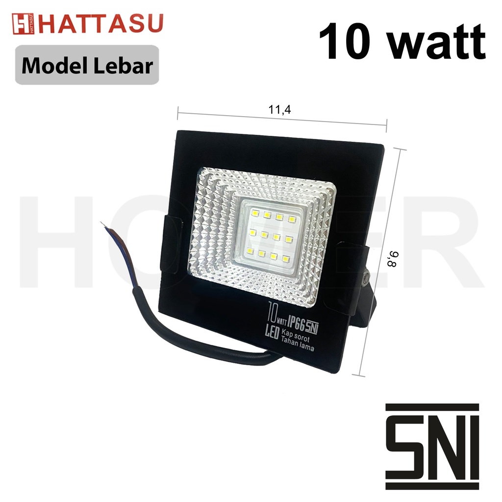 Jual lampu led sorot / tembak / floodlight / outdoor / lapangan 10w 10 ...