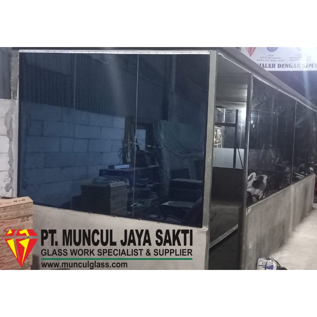 Jual Kaca Tempered Reflective Stopsol Euro Grey 8mm custom | Shopee ...