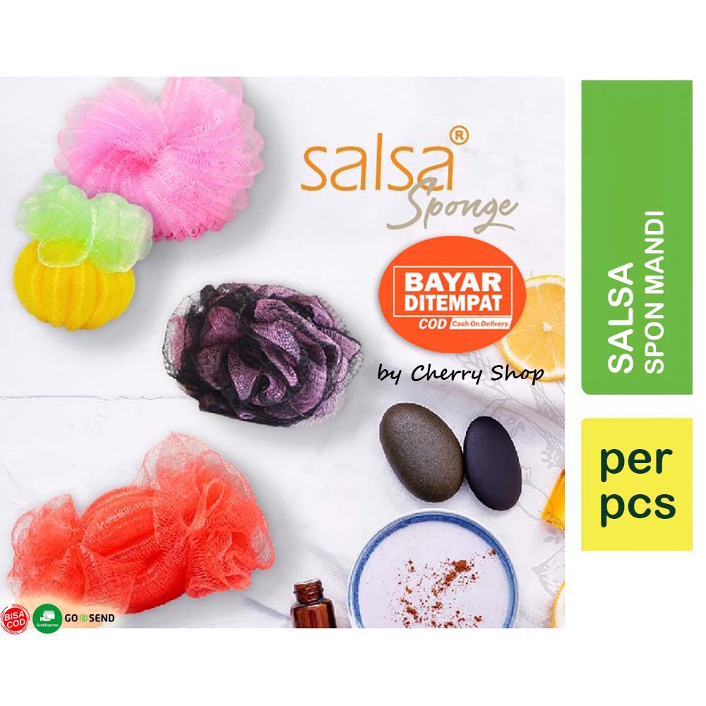 Jual Salsa Bath Sponge Labu | Permen | 5 Joint | 7 Joint | 9 Joint | 20 ...