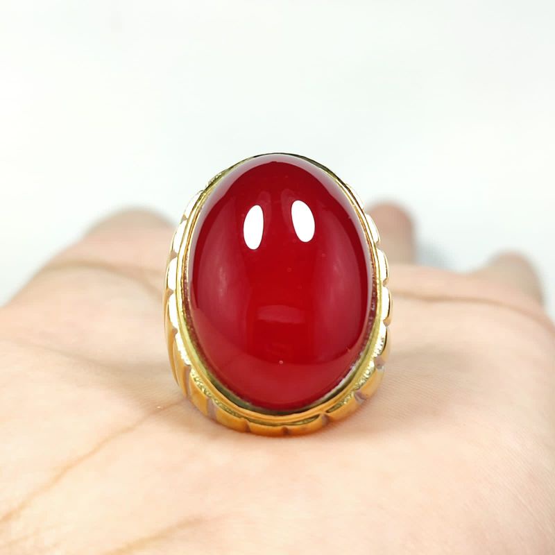 Jual ASLI NATURAL BATU RED BARON TOP QUALITY SIAP PAKAI | Shopee Indonesia