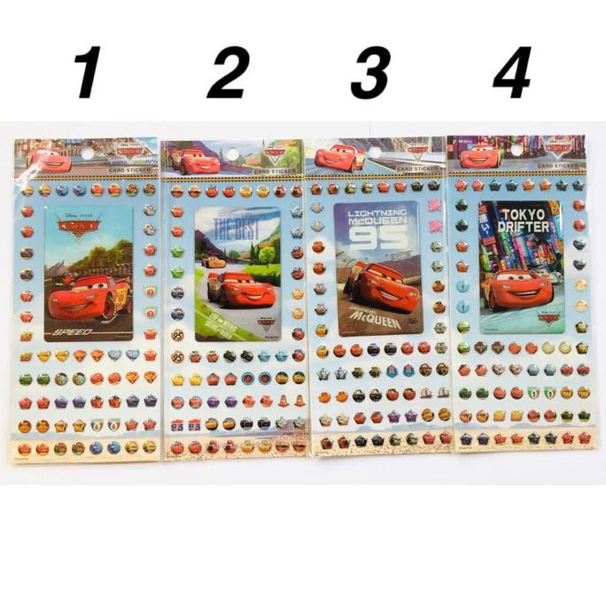 Jual Stiker Cars Lightning Mcqueen Disney Pixar Sticker Import | Shopee ...