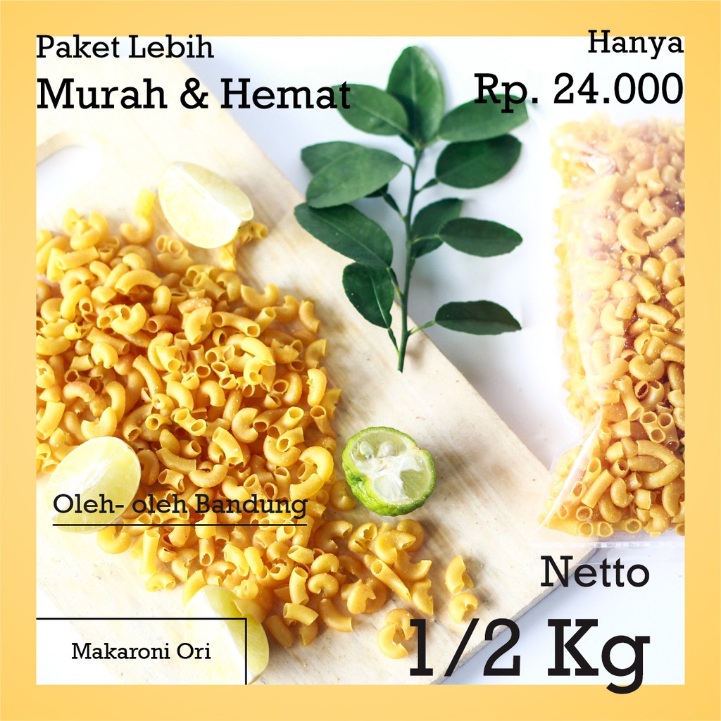 Jual Makanan ringan/Makaroni/500Gr/cemilan/snack/murah/oleh oleh ...