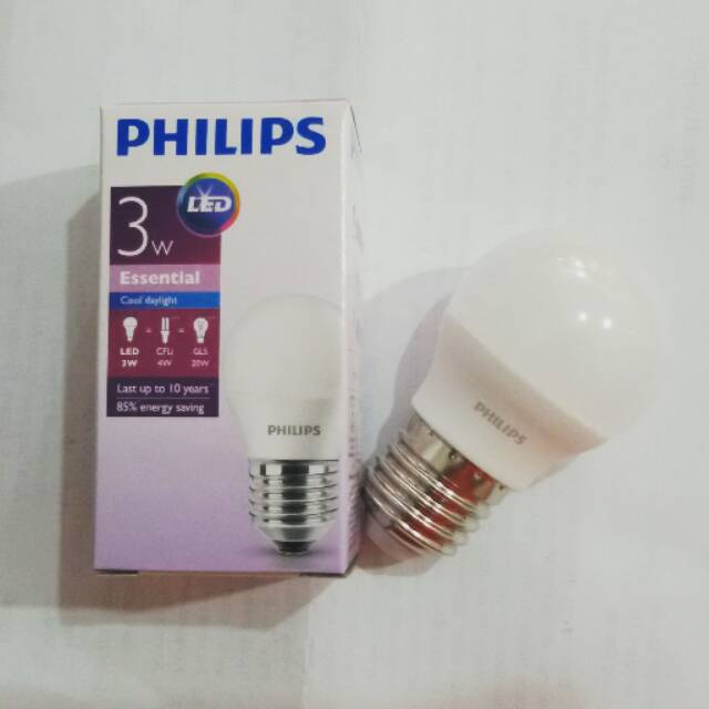 Jual Philips LED essential 3W | Shopee Indonesia