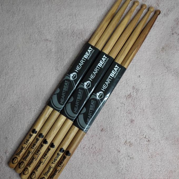 Jual Stik Drum Heartbeat Artist Series Ikmal Tobing Drum Sticks ...
