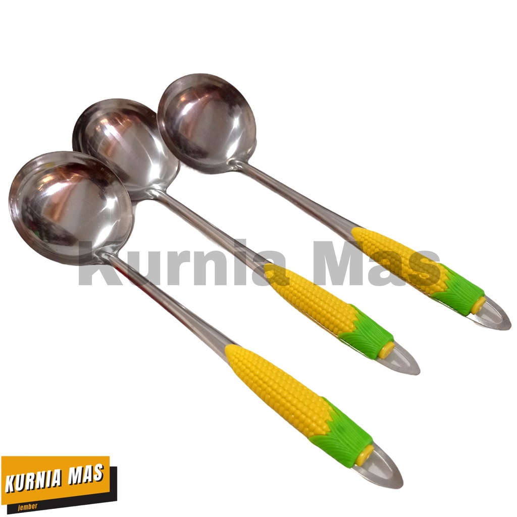 Jual Centong Sayur Model Jagung 27 CM Sendok kuah Sayur Murah | Shopee ...