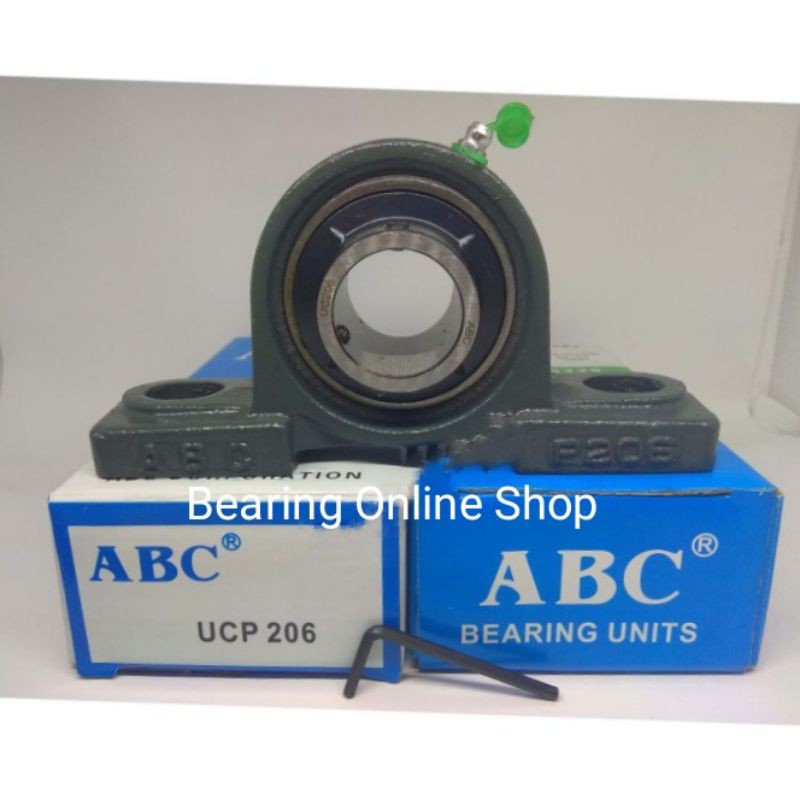 Jual PILLOW BLOCK BEARING UCP 206 AS 30MM ABC | Shopee Indonesia