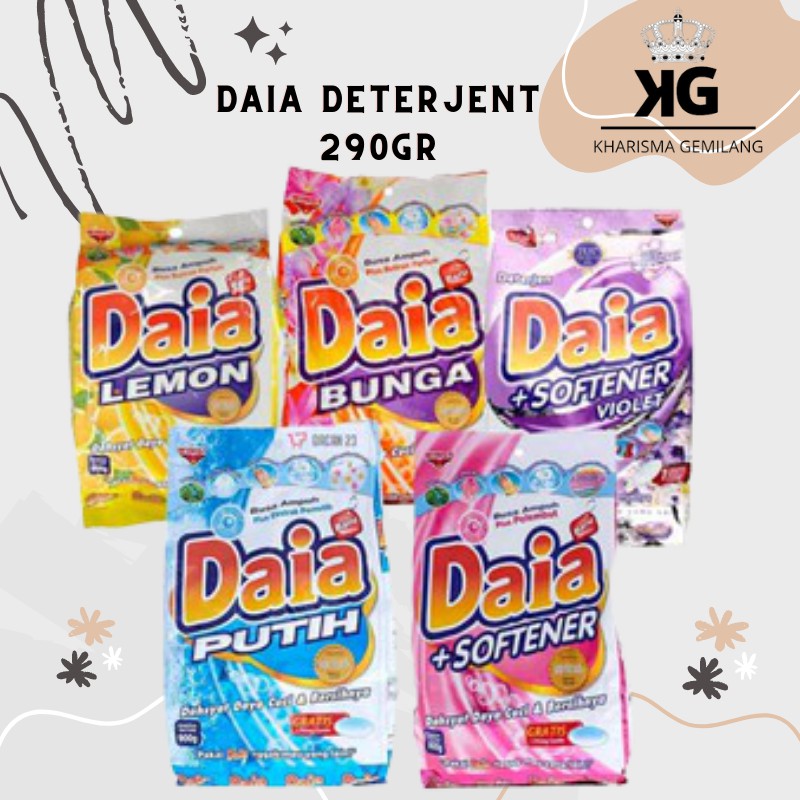 Jual DAIA - DAIA 290gr Sabun Detergent Pink Bunga Putih Sabun Daia ...