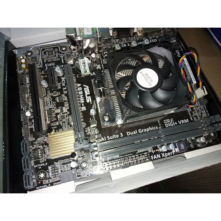 Jual Mainboard GAMING A68HM-E + A4 6300 HSF Paket Hemat (Asus) | Shopee ...