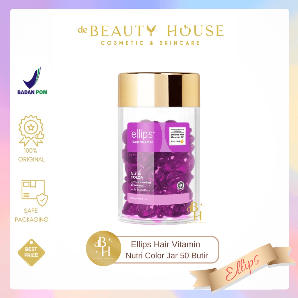 Jual ELLIPS Hair Vitamin (Smooth & Shiny, Nutri Hair, Hair Treatment ...