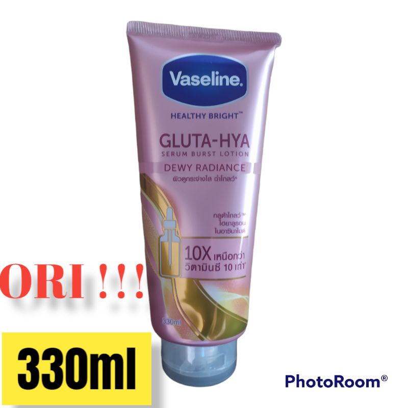Jual ORI Vaseline Gluta-Hya Serum brust lotion Dewi Radiance 330 ml ...