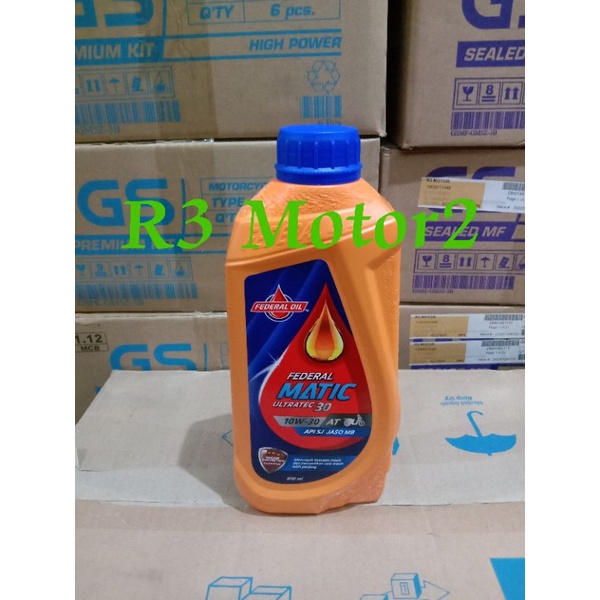 Jual OLI FEDERAL MATIC ULTRATEC 30 10W/30 0.8L ORIGINAL all matic ...